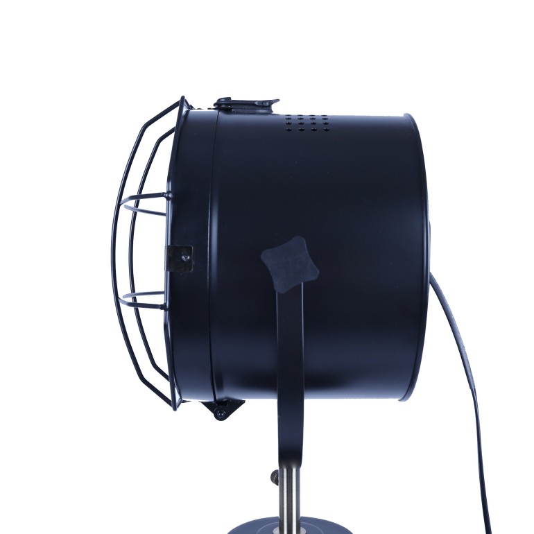 Buy Matte Black Tripod Floor Lamp with Matte Black Head and Mesh from ...