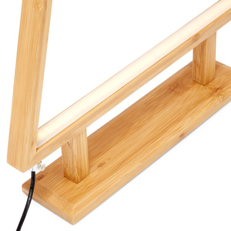 Eco-Friendly Bamboo LED Lamp - Nature's Glow